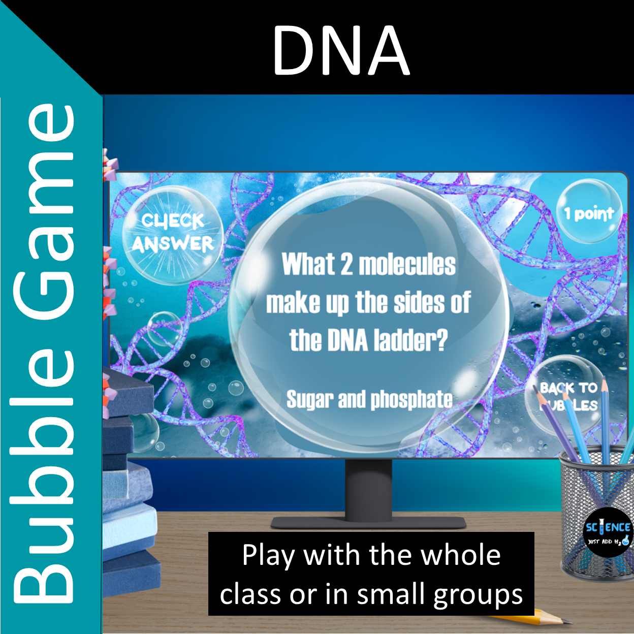 DNA Bubble Game for PowerPoint - Just Add H2O