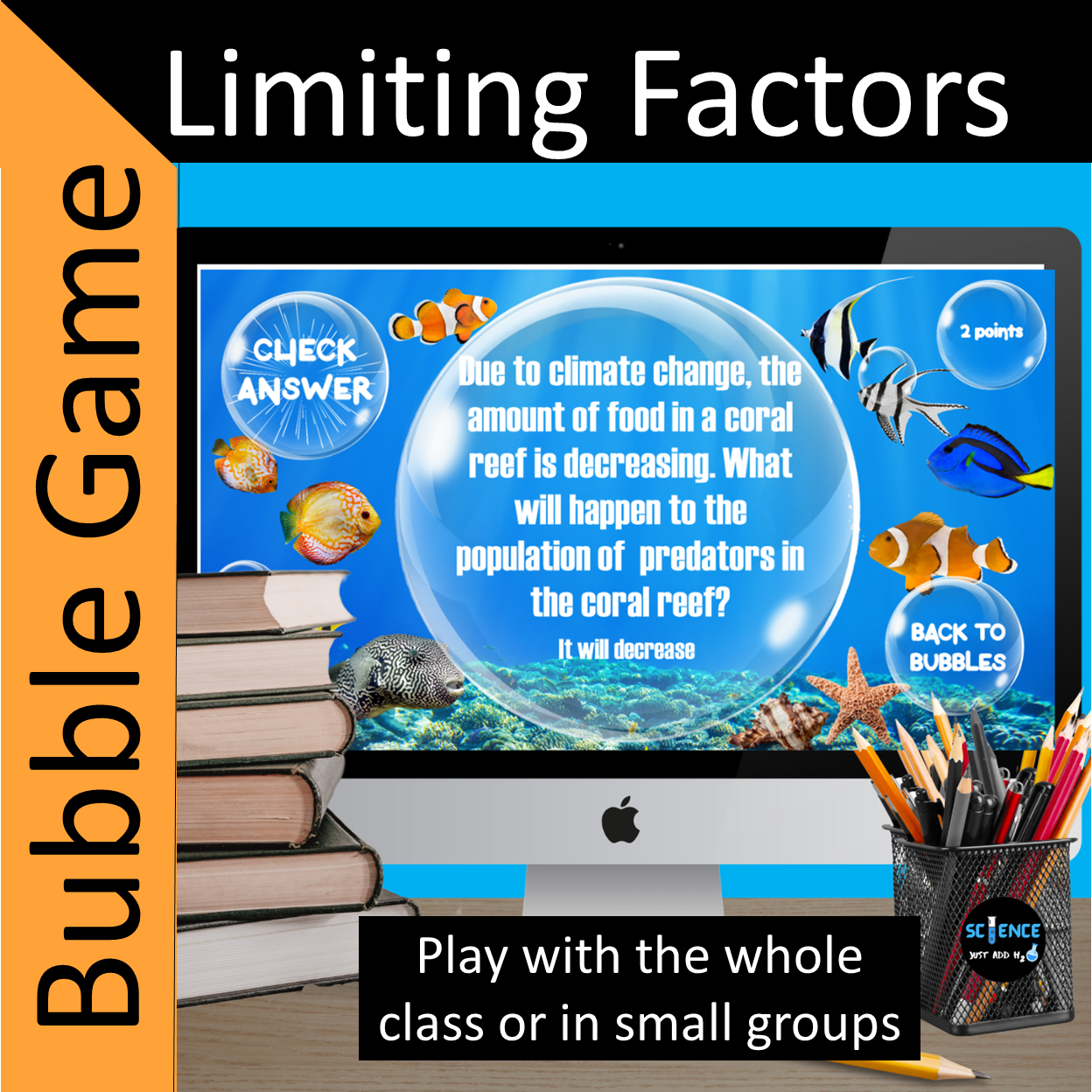 Limiting Factors and Carrying Capacity Bubble Game for PowerPoint ...